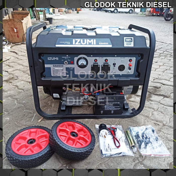 Jual IZUMI Genset Bensin 7000 watt W ( Generator Listrik ) GS-8500 | Shopee Indonesia