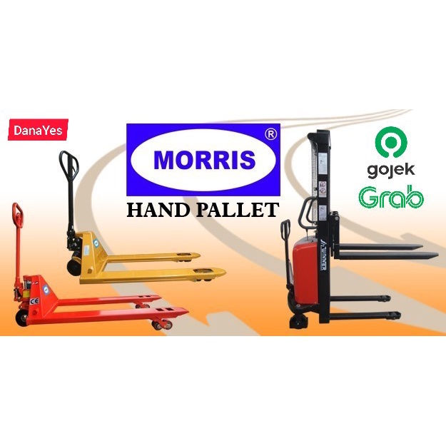 Jual MORRIS Hand Pallet Stacker Red Short Alat Angkut OPK 2,5 Ton ...