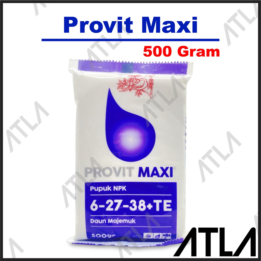 Jual Pupuk Meroke Provit Maxi 500 Gram Nutrisi NPK Buah Bunga Daun Tanaman Mengandung Unsur Hara ...