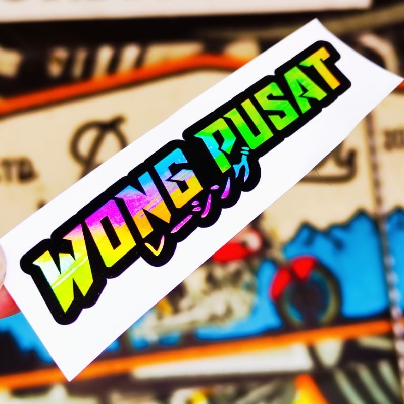 Jual stiker wong pusat | Shopee Indonesia