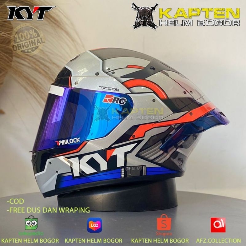 Jual HELM KYT TT COURSE RATTHAPARK SPACE MONKEY 2022-PAKET GANTENG ...