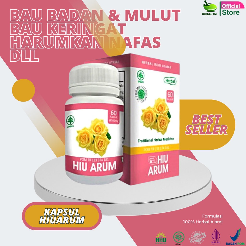 Jual Hiu Arum (60kapsul) Obat Hilangkan Bau Badan dan Bau Mulut ...