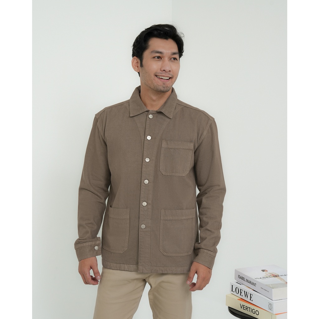 Jual KASEP Trevor Denim Jacket | Shopee Indonesia