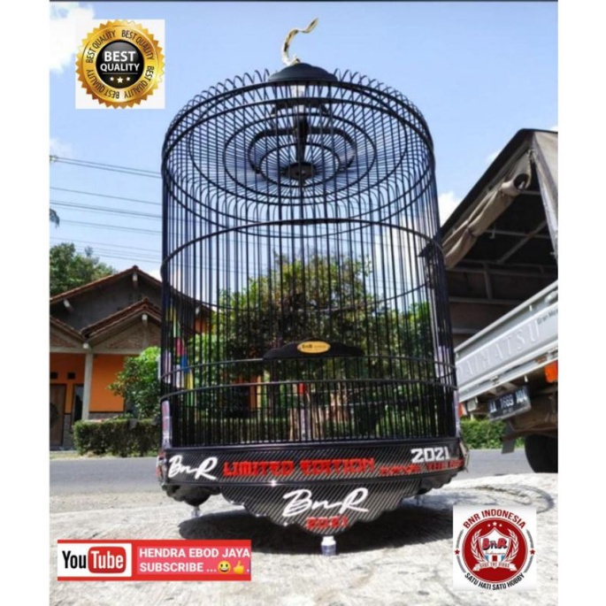 Jual sangkar murai BNR LIMITED EDITION HURUF TIMBUL FIBER CARBON ...