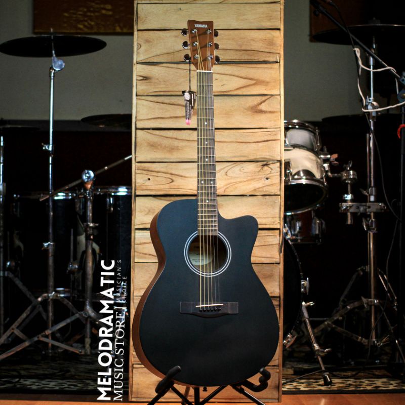 Jual GITAR AKUSTIK YAMAHA FS400C SMB FS 400C SMOKE BLACK | Shopee Indonesia