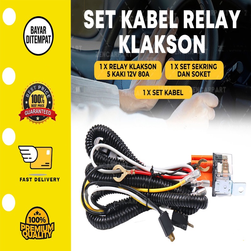 Jual Kabel Relay Klakson Set Bukan BOSCH Kabel Relay Klakson Keong ...
