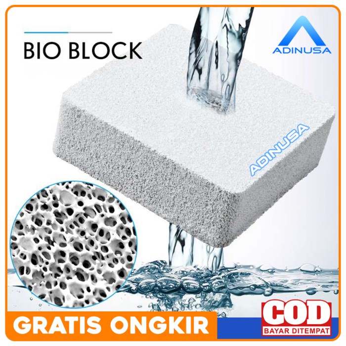 Jual BIO CUBE BLOCK AQUA CLEAN RUMAH BAKTERI MEDIA FILTER KOLAM IKAN KOI | Shopee Indonesia