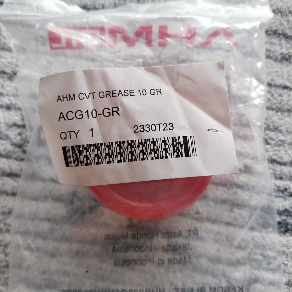 Jual grease CVT AHM Original # gemuk , stempet, suku cadang, spare part ...