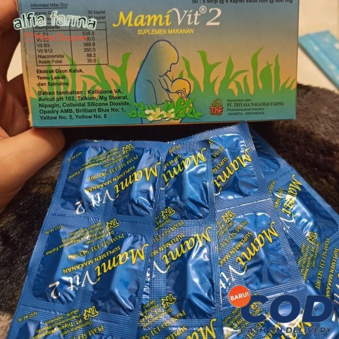 Jual Produk Asli Mami Vit 2 Pelancar Asi Booster Produk Original - per ...
