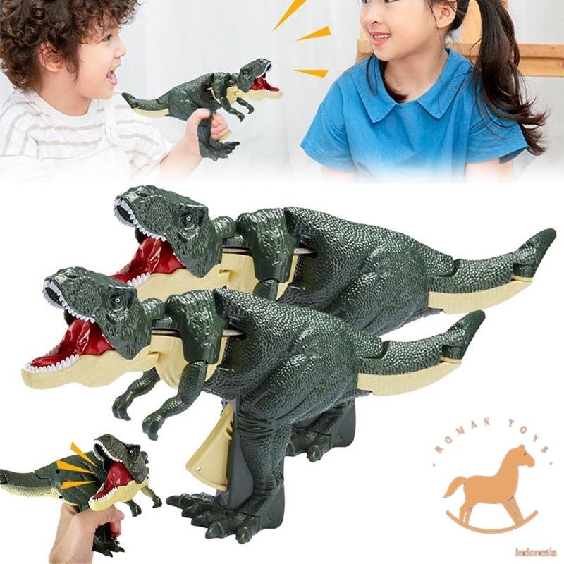 Jual Mainan Press Pistol Dinosaurus Anak-anak Raungan Ayunan Kiri Dan ...