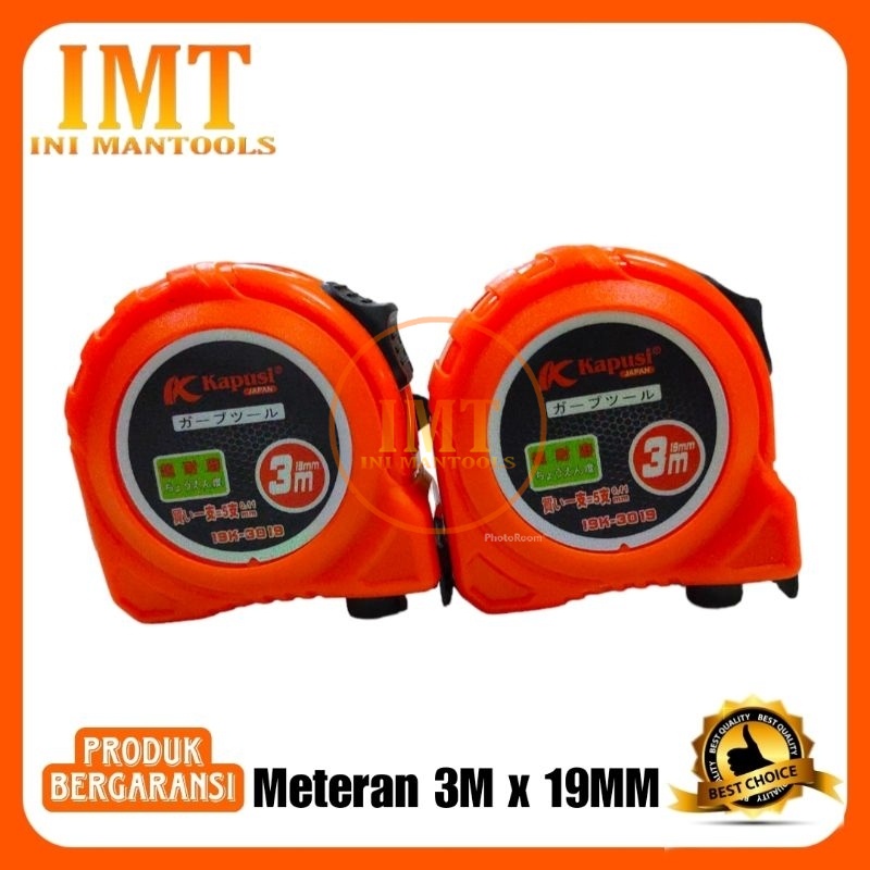 Jual Kapusi Meteran Kuning 3 Meter x 19 mm K-2506 | Shopee Indonesia