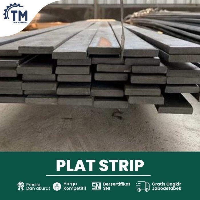 Jual Plat Strip 9mm x 50mm x 6M Full SNI Besi Flat Bar | Shopee Indonesia
