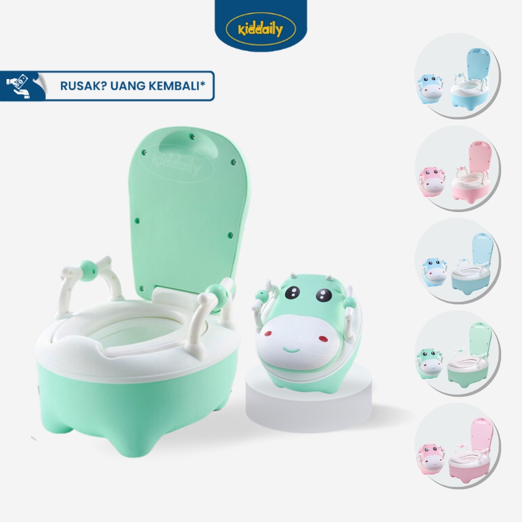 Jual KIDDAILY Baby Potty Training Kids Toilet Duduk Anak Karakter Sapi ...