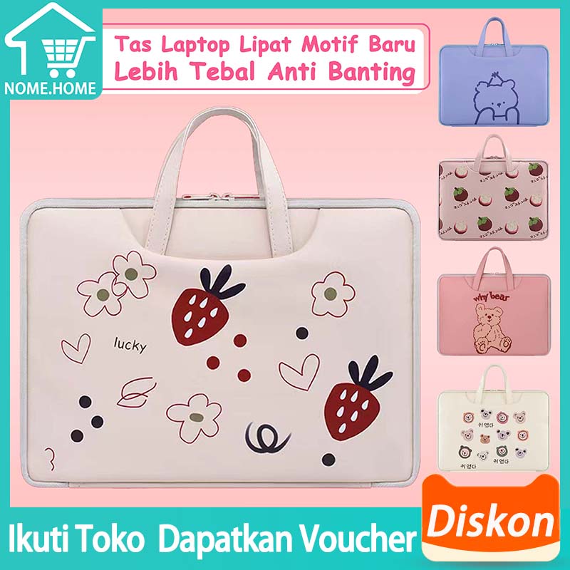 Jual WY74D tas laptop 14 inci 15,6 inci banyak motif kesegaran kecil ...