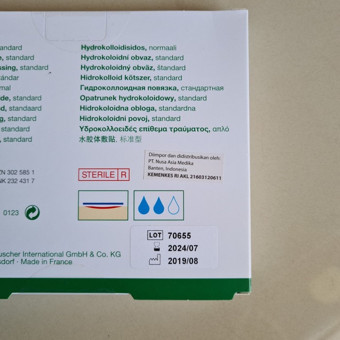 Jual Suprasorb H 10x10 Hydrocolloid Wound Dressing / Balutan Luka ...