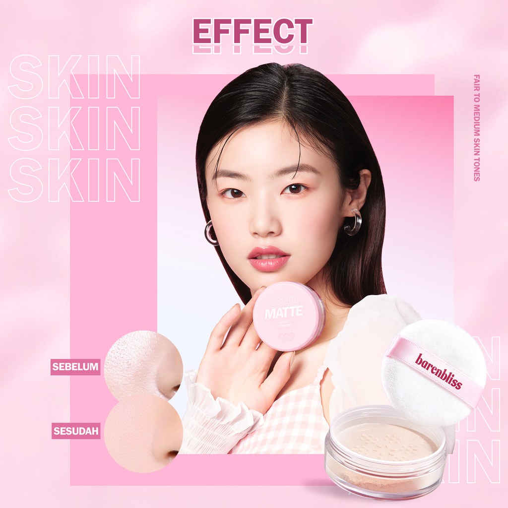 Jual BNB barenbliss Soul-Matte Loose Powder Korea Bedak Tabur 6.8g BPOM ...