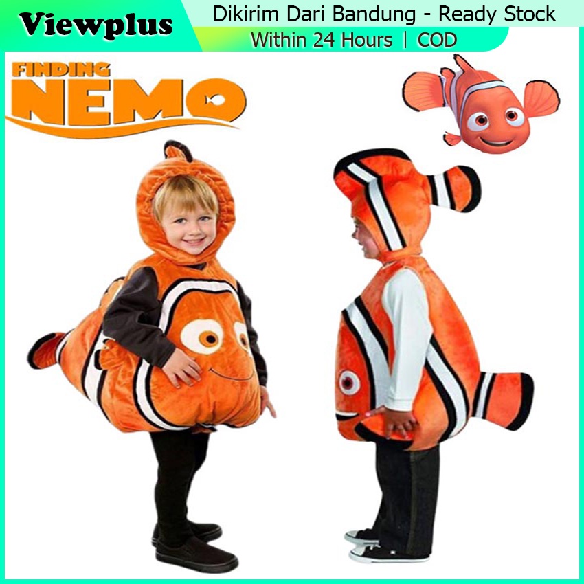 Jual Kostum Nemo Anak Baby Finding Nemo Clown Fish Halloween Kostum ...