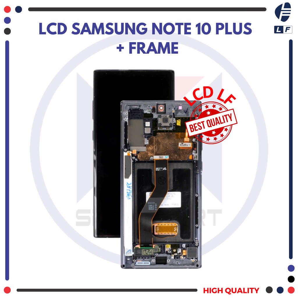 Jual LCD Samsung Note 10 Plus Include Frame Fullset Touchscreen Layar | Shopee Indonesia