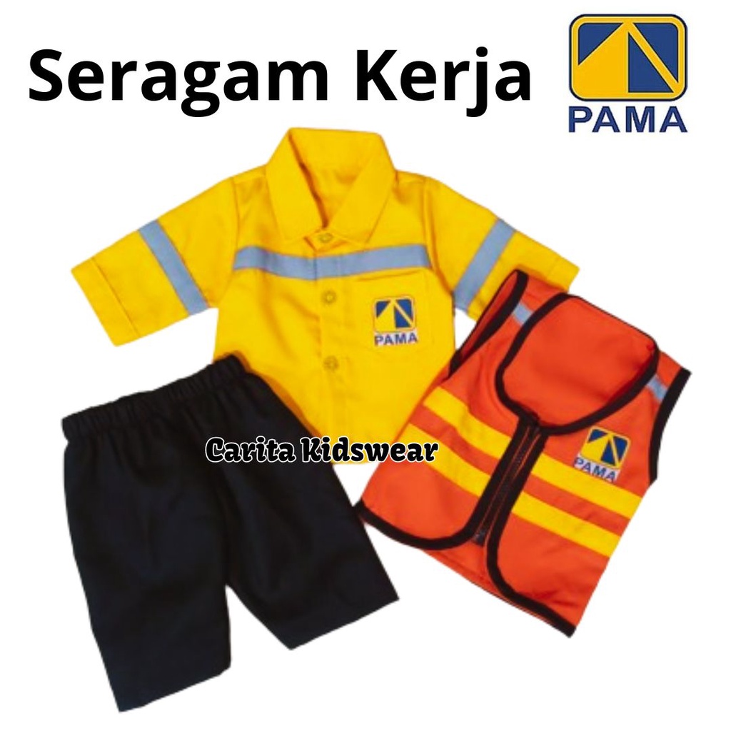 Jual 5.5 SALE Kostum Baju Seragam Kerja Proyek PT Pama Baju Profesi ...