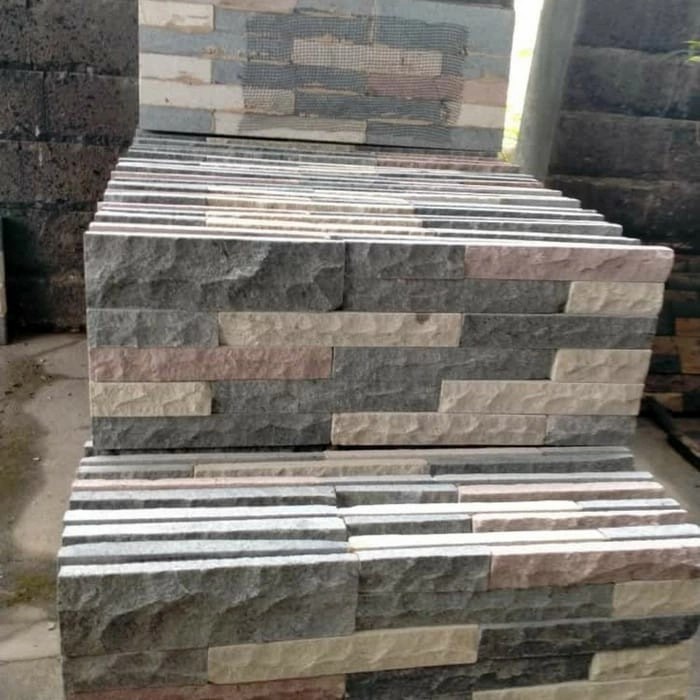 Jual Batu alam mozaik 3 warna wall clading | Shopee Indonesia
