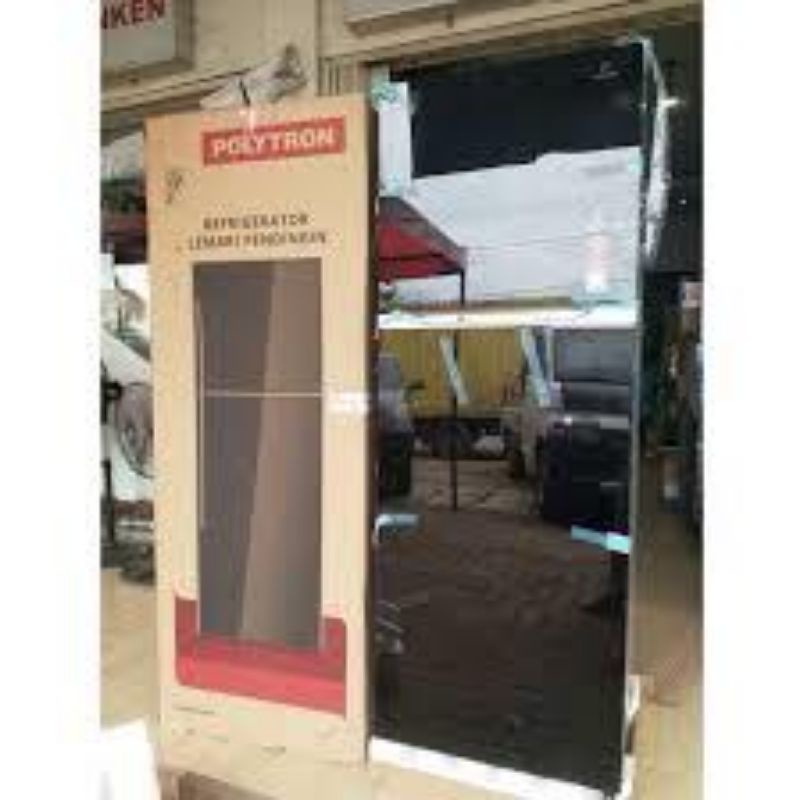 Jual KULKAS POLYTRON BELLEZA JUMBO Kulkas 2 Pintu 300L PRM430X-BLACK ...