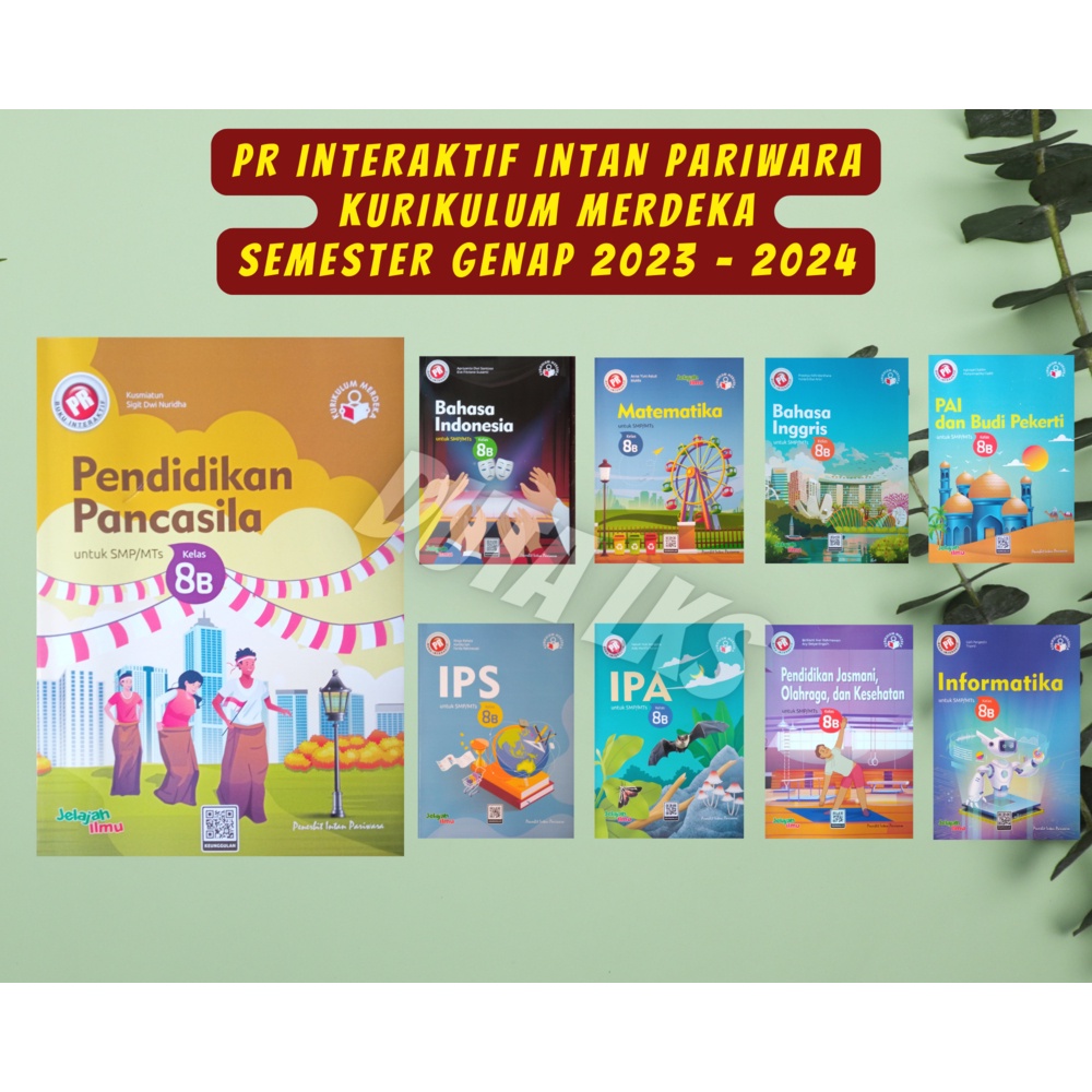 Jual PR Interaktif Intan Pariwara SMP/MTS Kelas 8 - Kurikulum Merdeka Genap 2023 - 2024 Termurah ...