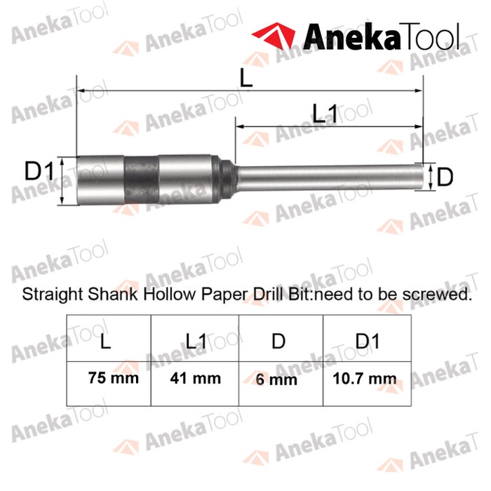 Jual Mata Bor Kertas Uchida Uk. 5.0 / 5.5 / 6.0 MM Pembolong Kertas Paper B - 6 | Shopee Indonesia