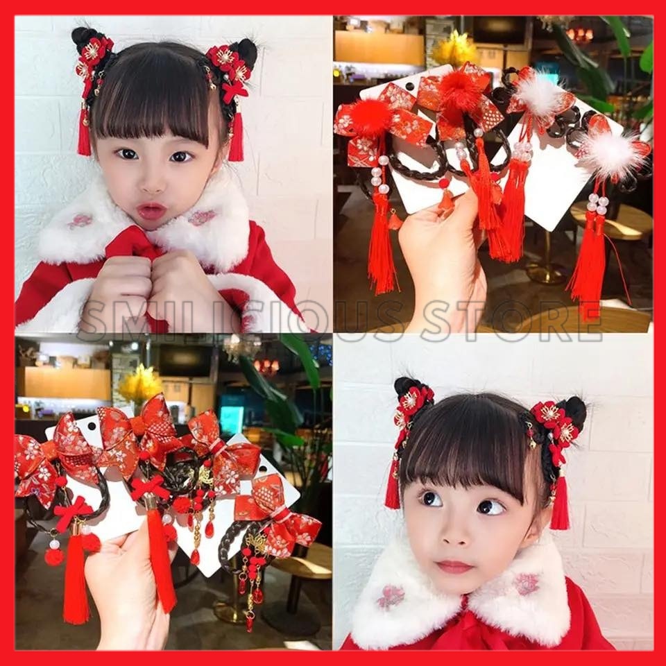 Jual Jepitan Rambut Imlek Anak Warna Merah Nuansa Imlek Jepit Rambut ...