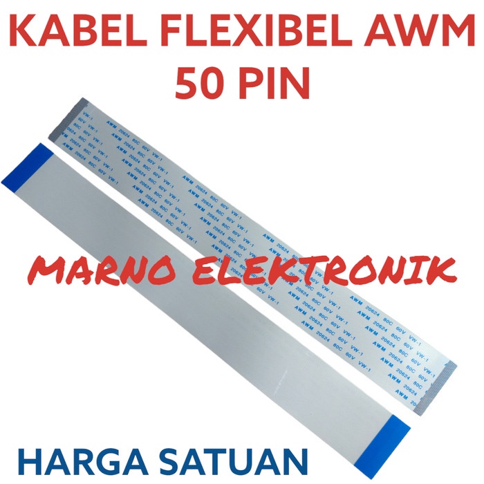 Jual KABEL FLEXIBEL AWM 50PIN 50 PIN ASLI ORI ORIGINAL PART TOOL ...