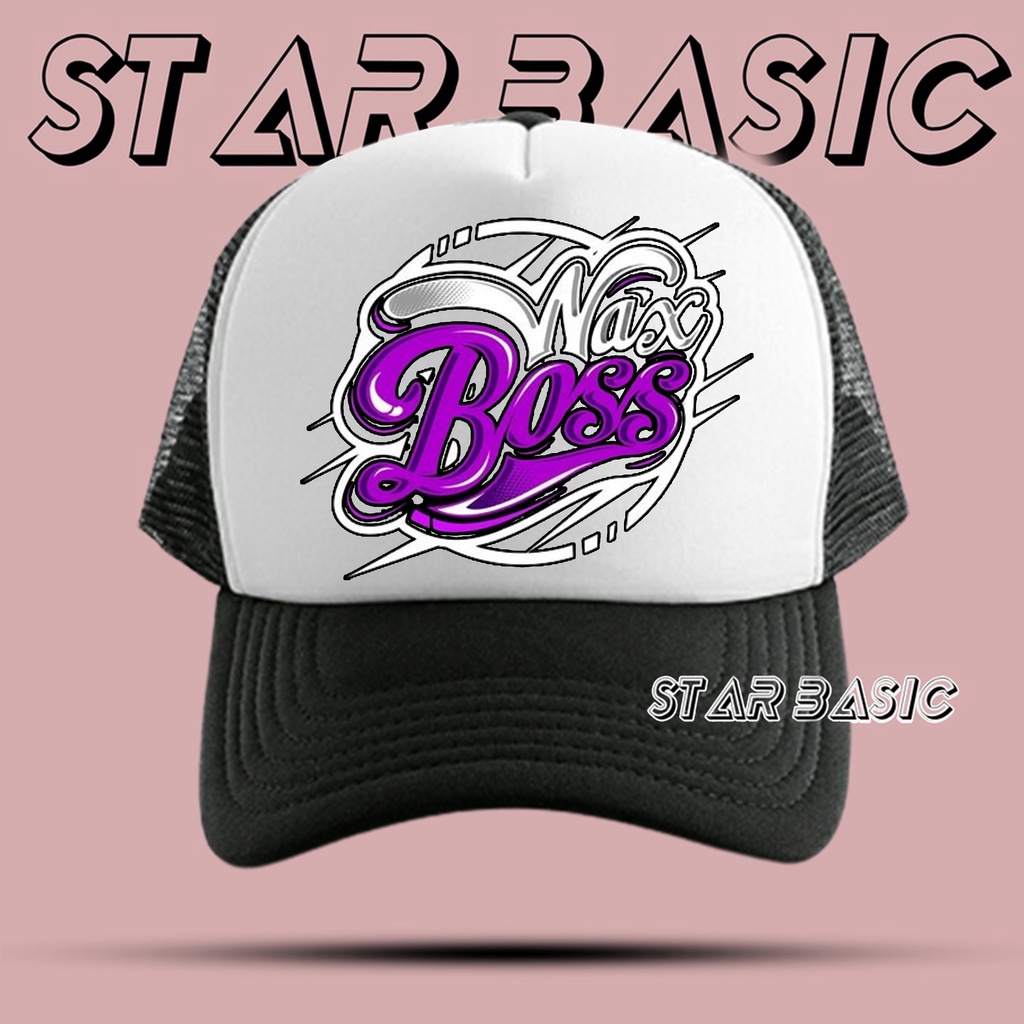 Jual Topi Jaring Pria Wax Boss - Topi Trucker - Topi jaring Pria - Topi ...
