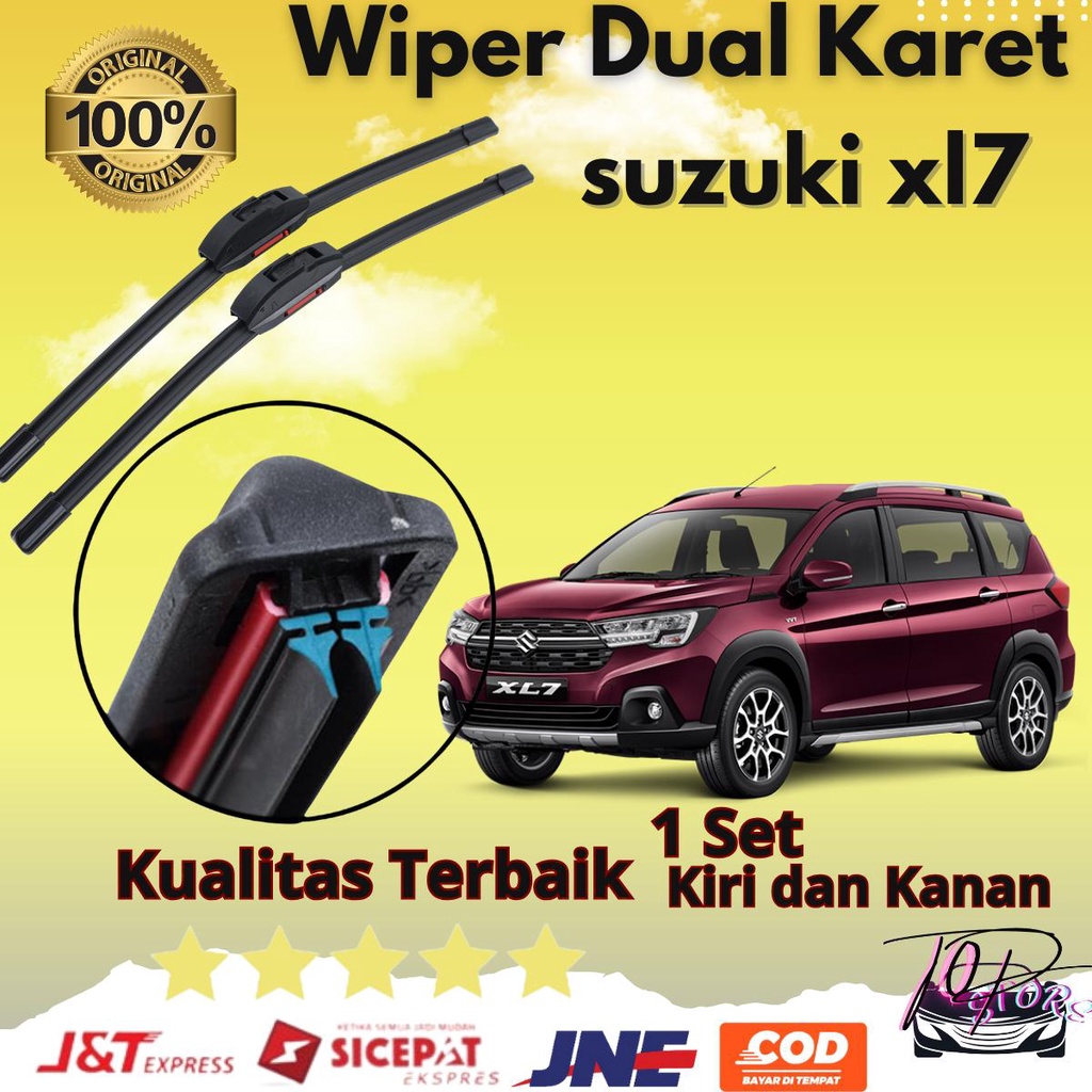 Jual Wiper Double Karet / Dual Karet Mobil Frameless Suzuki XL7 ...