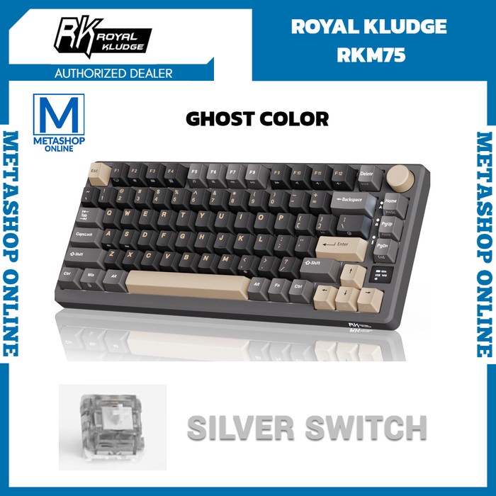 Jual ROYAL KLUDGE RKM75 WIRELESS MECHANICAL KEYBOARD GAMING RGB HOTSWAP ...