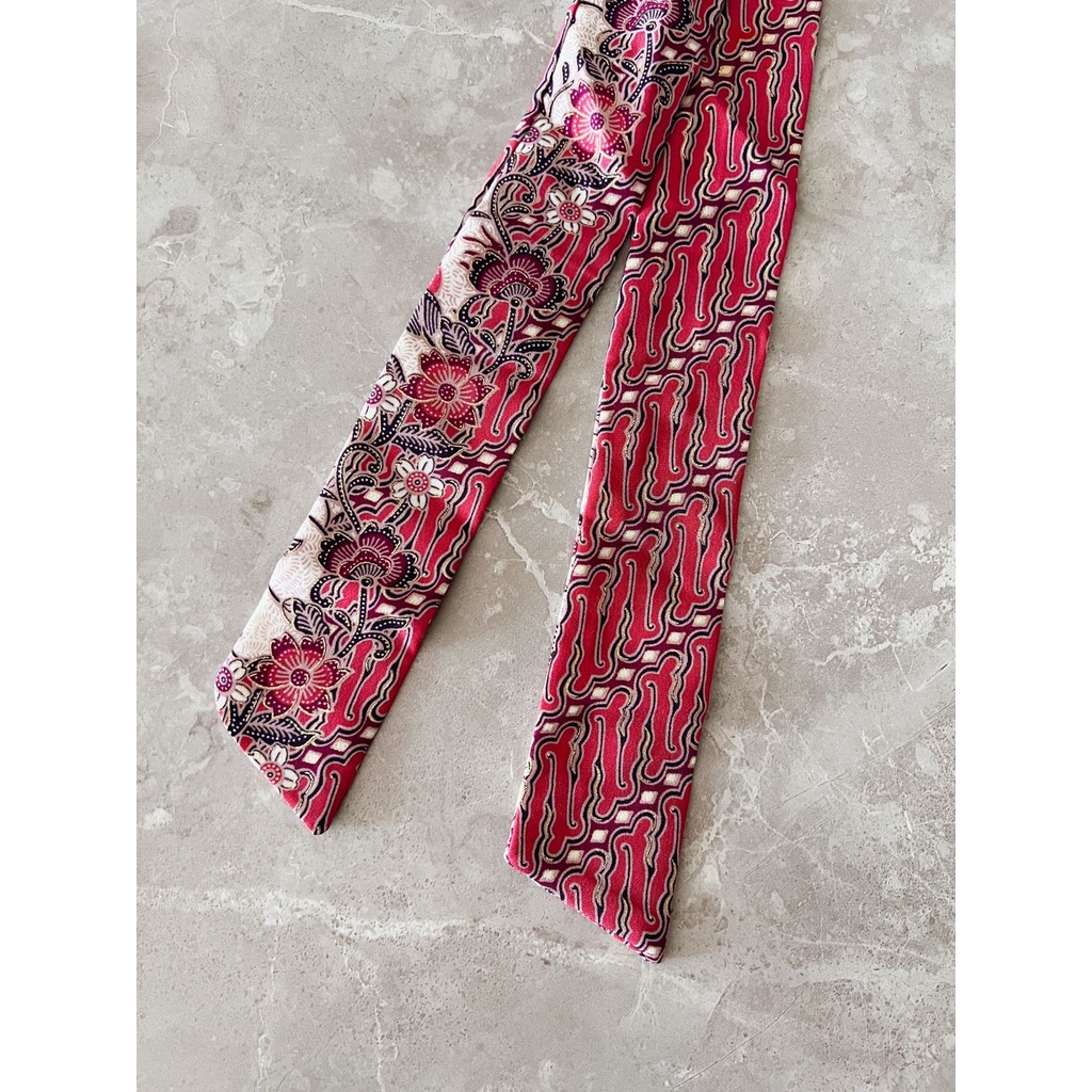 Jual BATIK RATU - Twilly Pita Batik - Citra in Purple | Shopee Indonesia