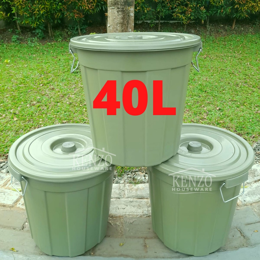 Jual Ember 40 Liter Tutup Ember Air 40 L Warna Kamar Mandi Ember ...