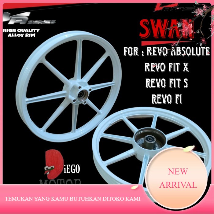Jual Velg Racing VRossi Swan Honda Revo Absolute/Revo Fi/Revo fit X/S ...