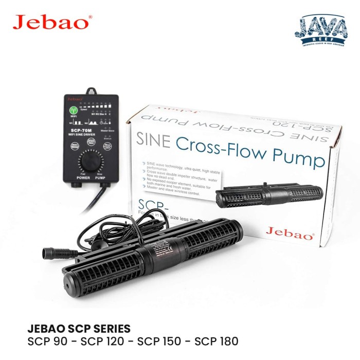 Jual Jebao Cross Flow Wavemaker SCP 180 (wavemaker air laut 32,000 LPH ...