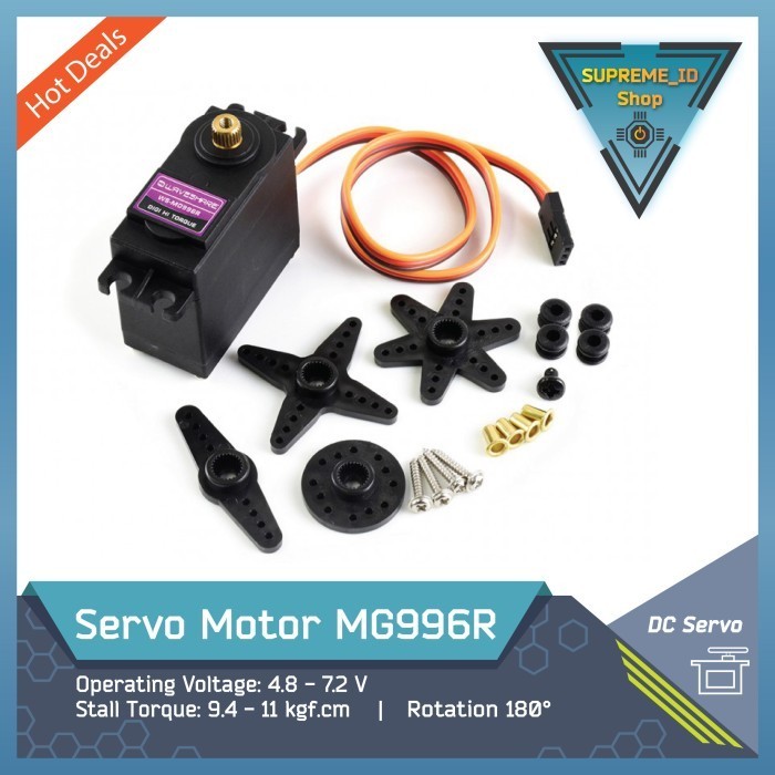 Jual Digital PWM Control Metal Gear Servo Motor MG996R | RC Robotic ...