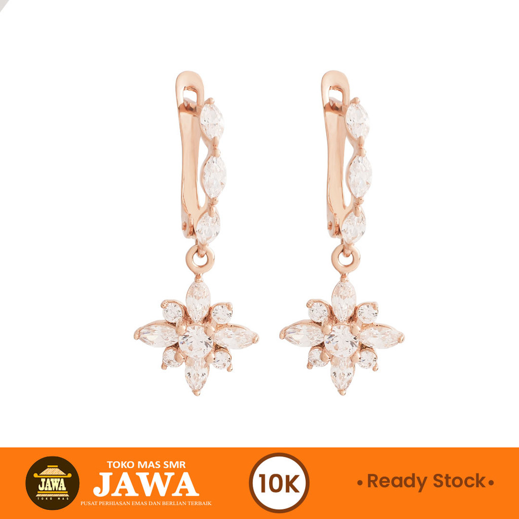 Jual Anting Emas Evelyna Kadar 10 Karat Toko Mas Jawa | Shopee Indonesia