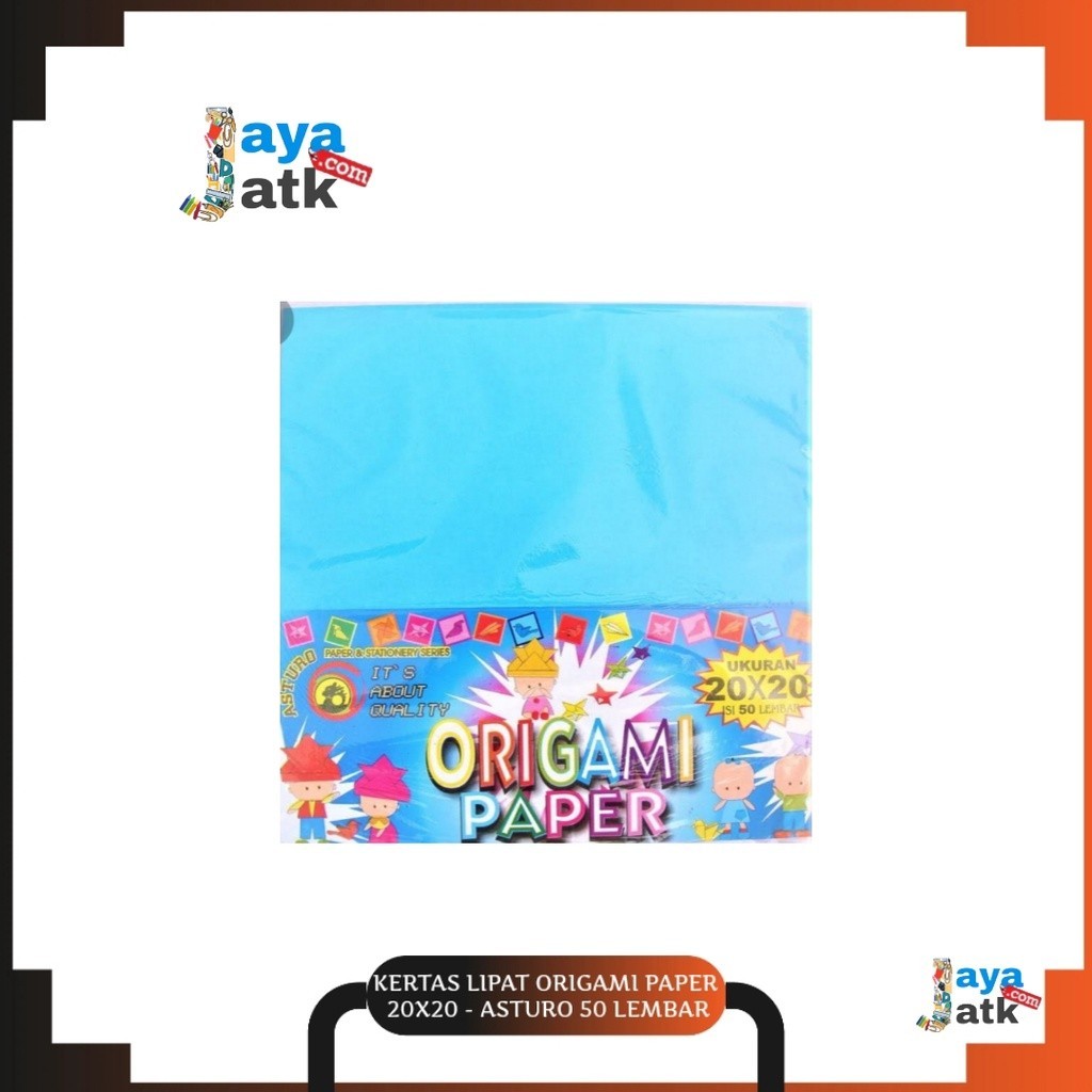 Jual Kertas Lipat Origami Paper 20x20 50 Lembar - Asturo | Shopee Indonesia