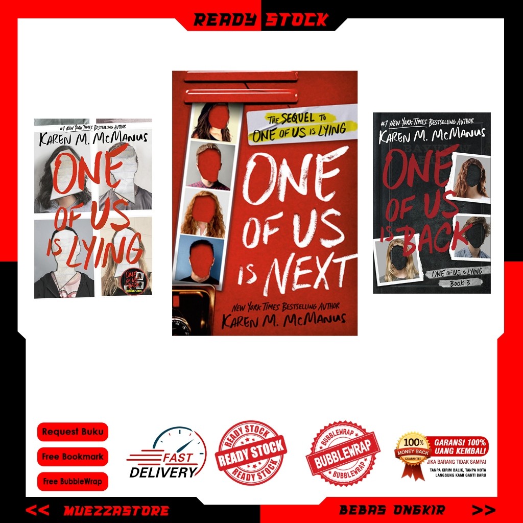 Jual One Of Us Is Lying, One Of Us Is Next, One Of Us Is Back - Karen ...