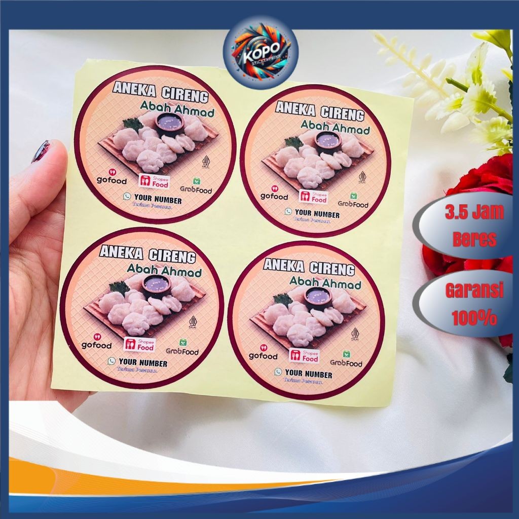 Jual KOPO 2-4 Sticker Print Chromo Cireng Cilok Cibay Stiker Label ...