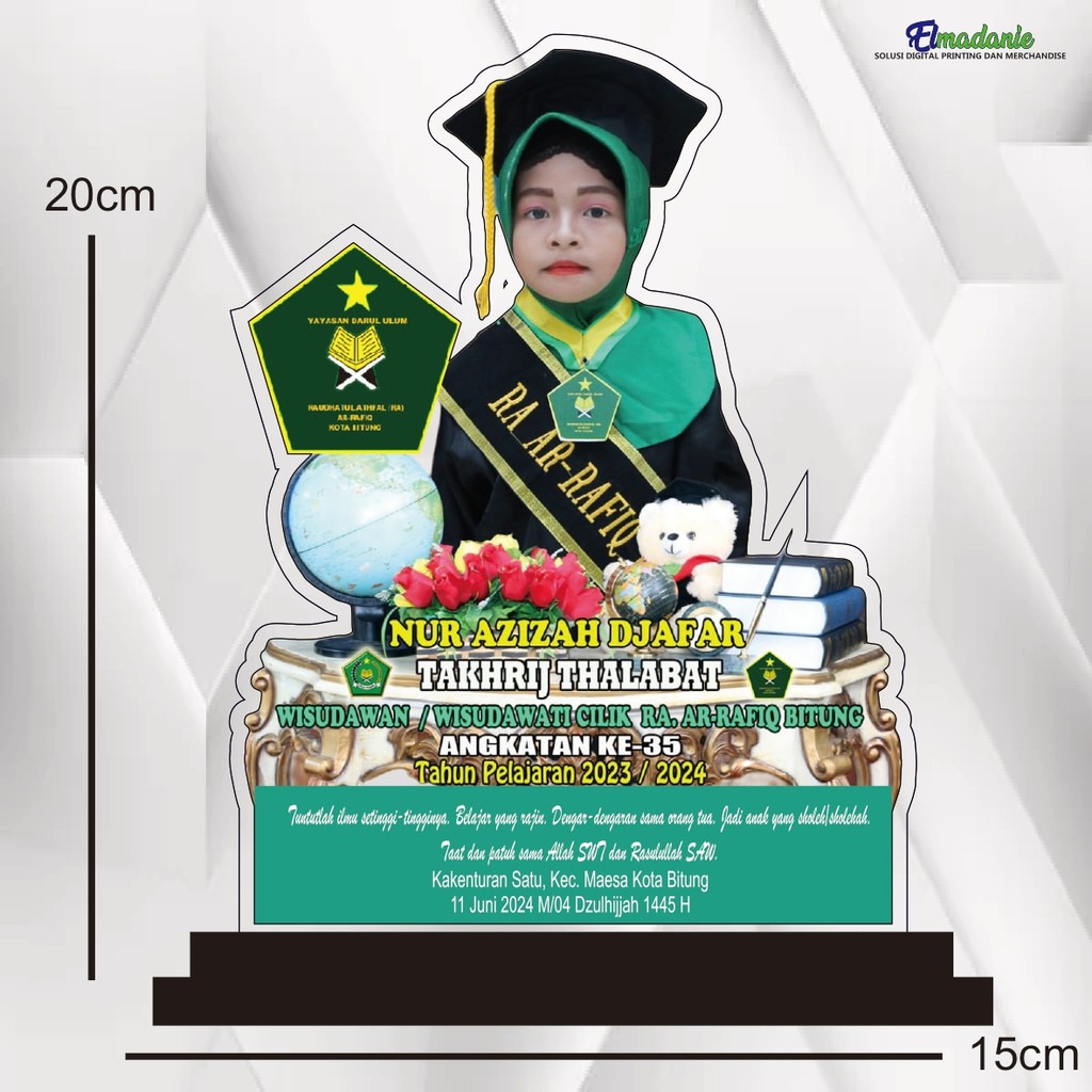 Jual TERMURAH PLAKAT WISUDA | plakat akrilik wisuda | plakat custom ...