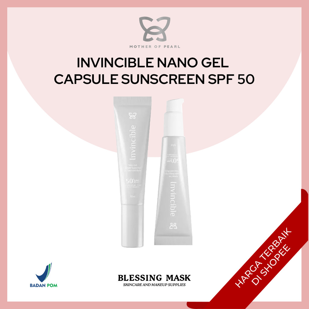 Jual MOTHER OF PEARL - Invincible Nano Gel Capsule Sunscreen SPF 50+PA ...