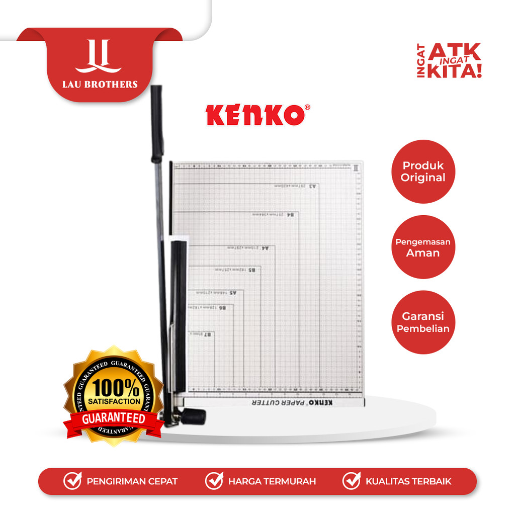 Jual KENKO PEMOTONG KERTAS/ PAPER TRIMMER A3 METAL (1PC) | Shopee Indonesia