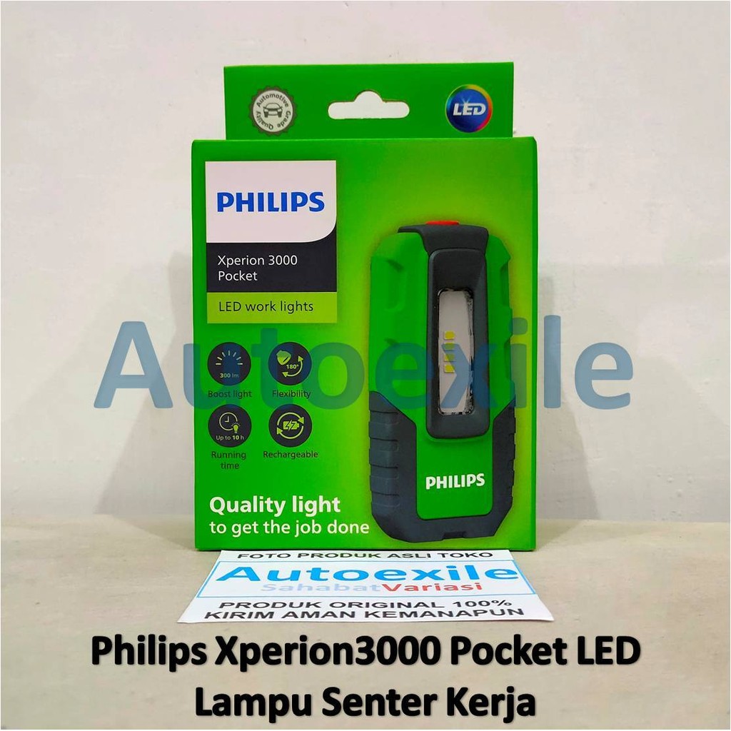 Jual Lampu Senter Kerja Philips LED Xperion 3000 Pocket Cahaya Putih ...