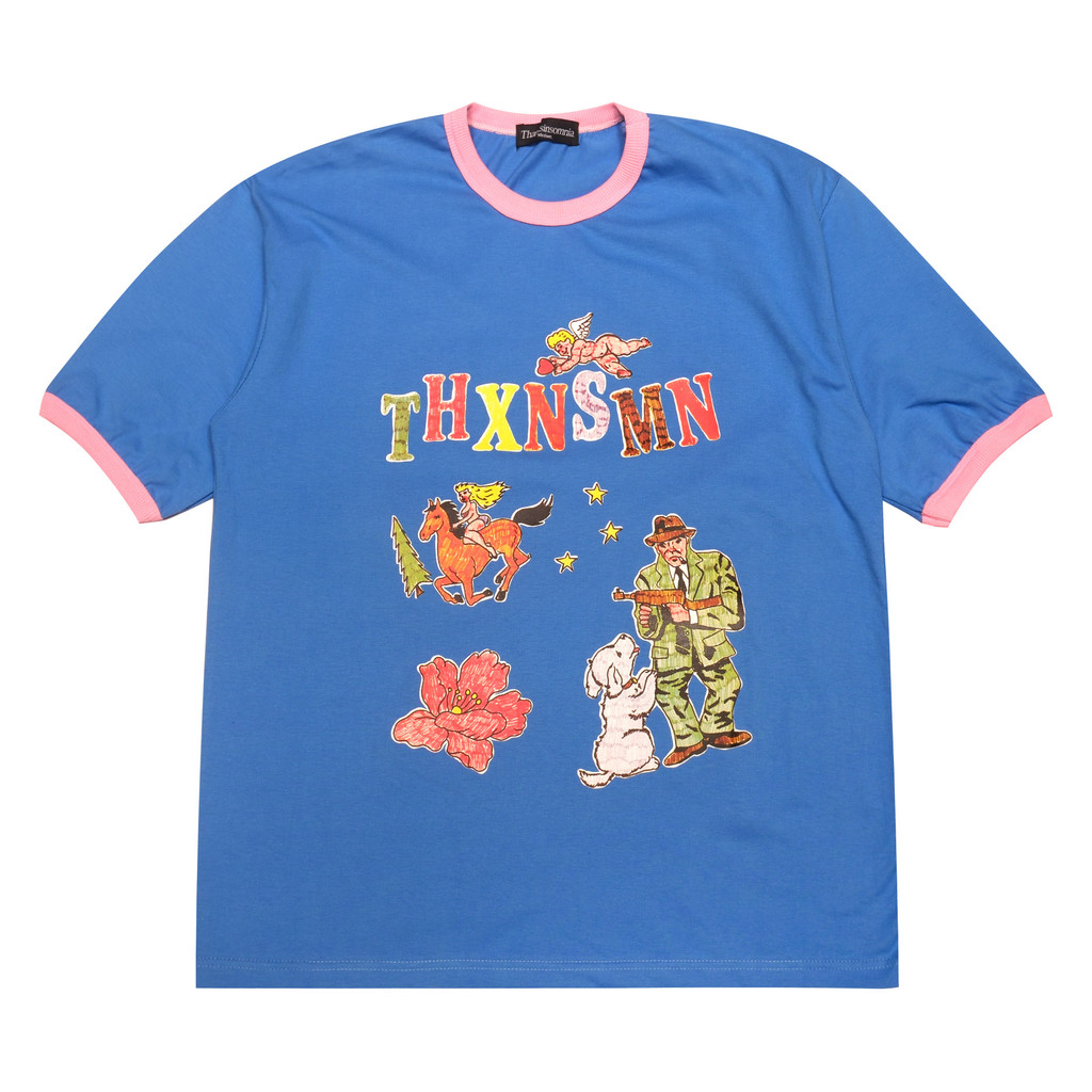 Jual Tshirt Nola Blue Thanksinsomnia | Shopee Indonesia