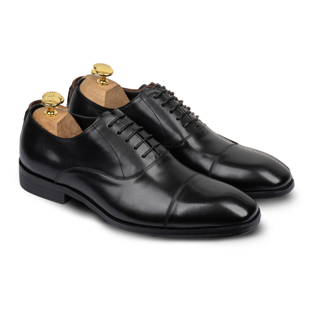 Jual Conrad Oxford Black - Nappa Milano - Sepatu Formal Pria | Shopee ...