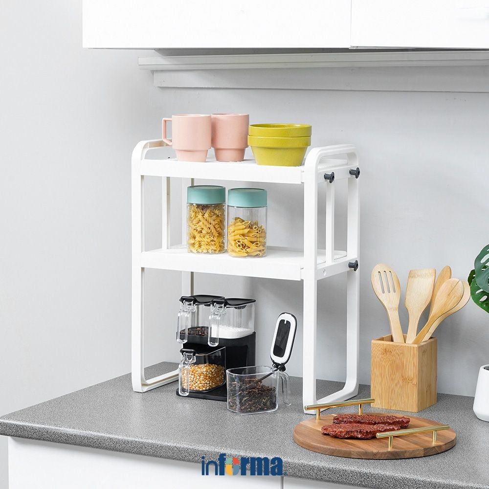 Jual Informa Wain Rak Penyimpanan Expandable - Putih Organizer ...