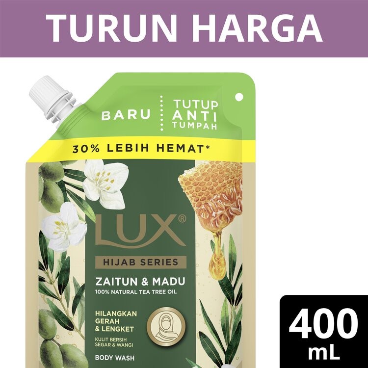 Jual Lux Body Wash Hijab Series Olive Honey 400ml | Shopee Indonesia