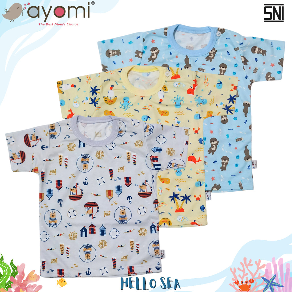 Jual AYOMI Hello Sea Oblong Pendek Anak | Shopee Indonesia